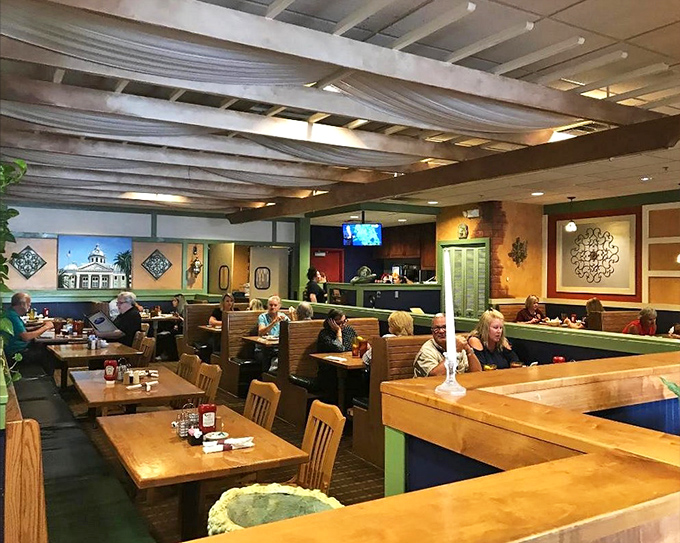 Indoor seating that's witnessed more coffee consumption than a Seattle convention center during tech week.