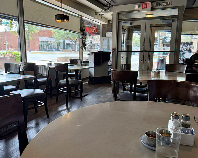 Bright, airy dining spaces where morning light streams in, making even pre-coffee conversations seem more philosophical and profound than they probably are.