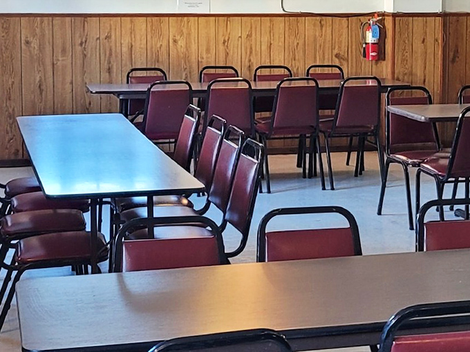 Another view of the dining area &ndash; where conversations flow as freely as the cocktail sauce and nobody's checking their watch.