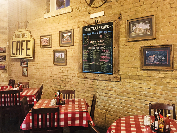 Chalkboard specials, vintage photos, and those iconic red-checkered tablecloths&mdash;this place doesn't manufacture atmosphere, it's earned it over years of service.