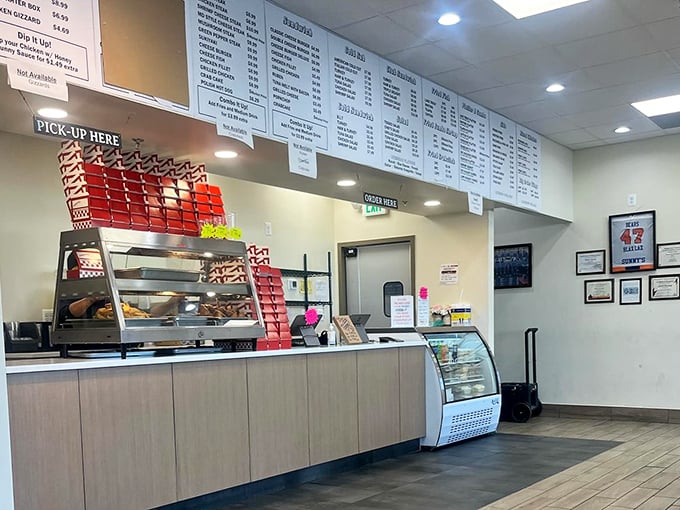 Modern meets no-nonsense in this updated space that still keeps its soul intact.