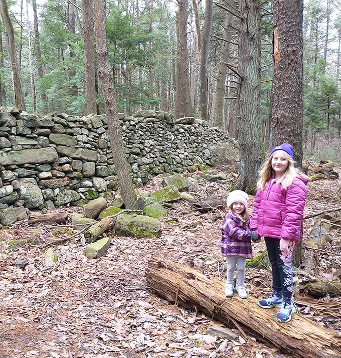 History whispers through these stone walls, remnants of early Pennsylvania settlers who knew a thing or two about building things to last.