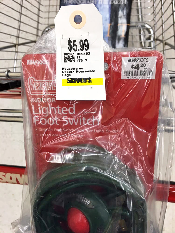 Even Christmas tree foot switches get a second chance at holiday magic, proving everything deserves another season to shine.