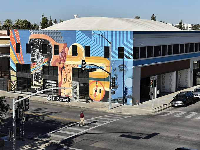 This vibrant mural brings downtown to life with splashes of color and creativity &ndash; Bakersfield's answer to big-city street art.