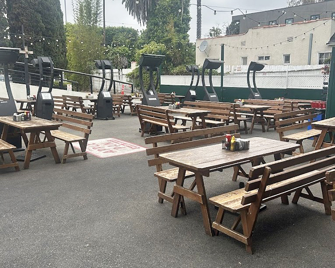 When pandemic times called for adaptation, picnic tables appeared like a neighborhood block party nobody planned but everyone needed.