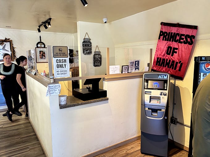 The "Princess of Hawaii" banner says everything about this place's personality &ndash; royally good food served with a wink and zero pretension.