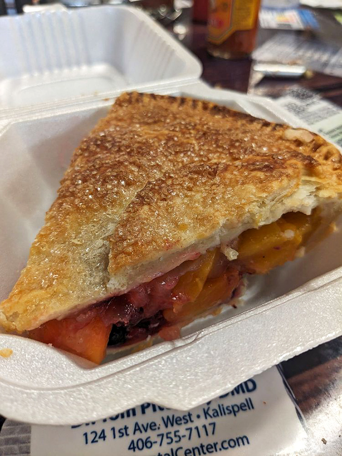 Sweet meets flaky in perfect harmony. This golden-crusted pie with juicy peach filling is the dessert equivalent of a summer sunset in Montana.