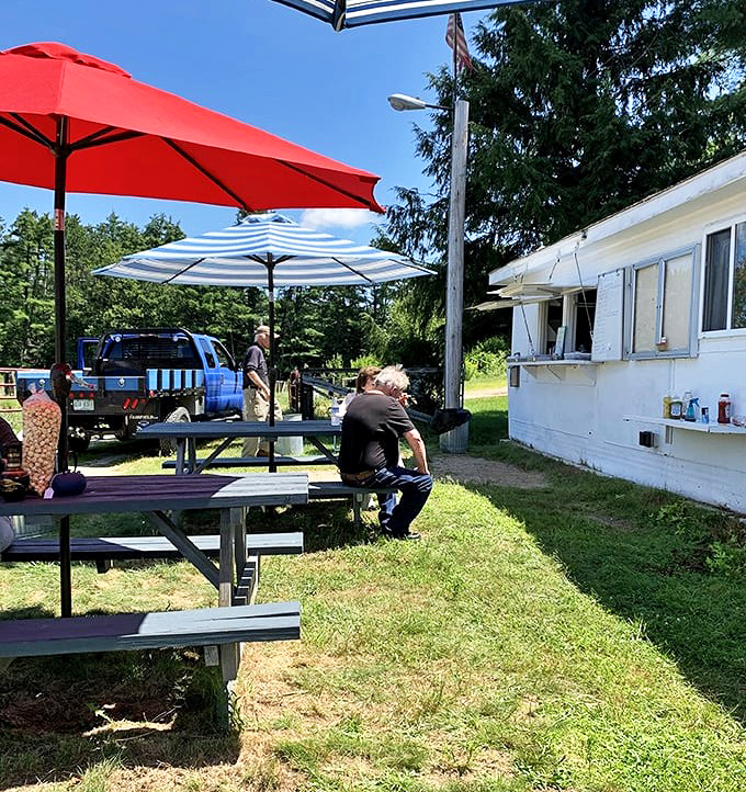 The market's picnic area offers a perfect perch for people-watching, snack-enjoying, and the occasional "did you see what that guy just bought?"