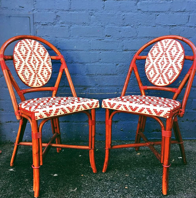 These French bistro-inspired rattan chairs aren't just furniture—they're time machines to Parisian sidewalk cafés without the airfare.