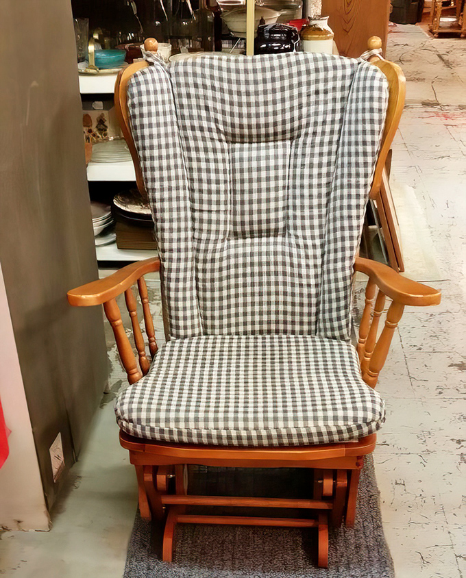 The perfect throne for pondering life's mysteries, like why you sold yours at that garage sale in '92.
