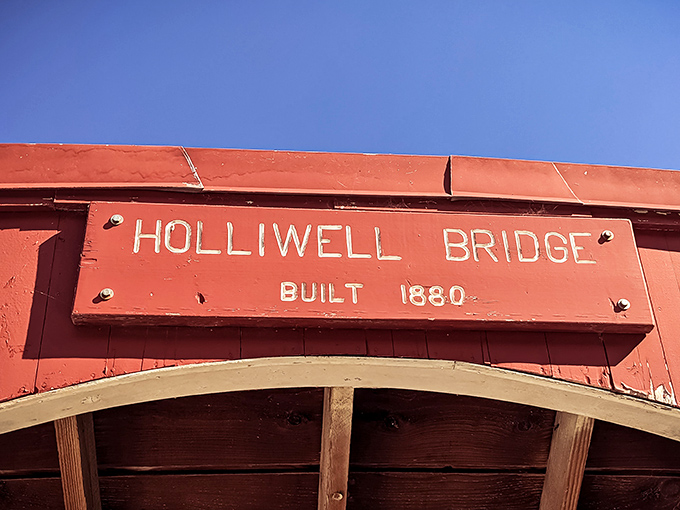 "Holliwell Bridge, Built 1880"&mdash;seven simple words that connect us to craftsmen whose handiwork has outlasted them by generations.