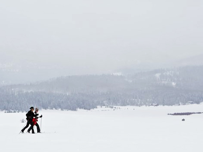 When snowstorms blanket the landscape, intrepid skiers find solitude and silence that city dwellers would pay a fortune to experience.