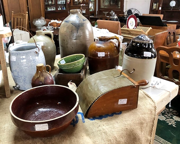 These stoneware vessels once held everything from moonshine to molasses. Now they're statement pieces for modern farmhouse decor.