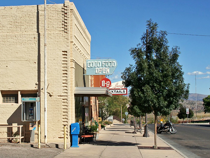 "Good Food Open" might be the most beautiful phrase in the English language. Simple signage for simple pleasures in downtown Clarkdale.