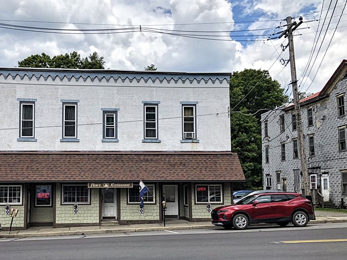 Downtown storefronts maintain their mid-century charm, a refreshing alternative to the copy-paste strip malls of suburbia.