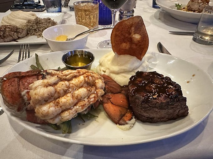 When you can't decide between land and sea, why choose? This surf and turf plate solves life's most delicious dilemma.