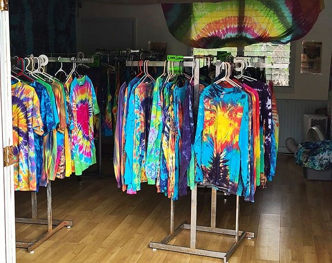 Tie-dye so vibrant it makes you wonder if the 1960s actually had more colors than we do today.