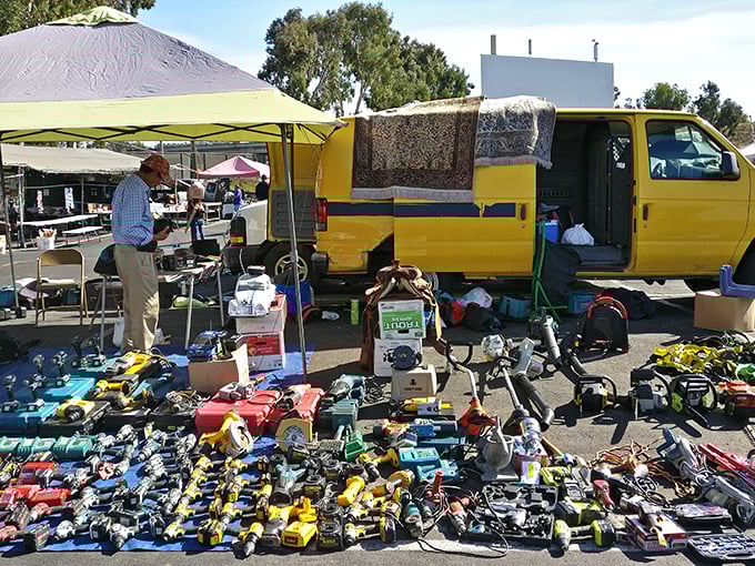 Tool paradise where DIY dreams begin. Enough gadgets to fix everything in your house or build that project you've been pinning for years.