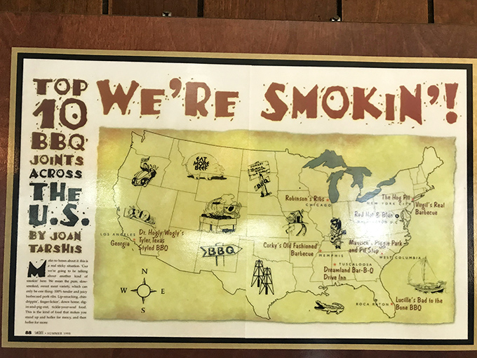 Fame that's earned, not bought. When you're on a map of America's top BBQ joints, you've joined barbecue royalty.