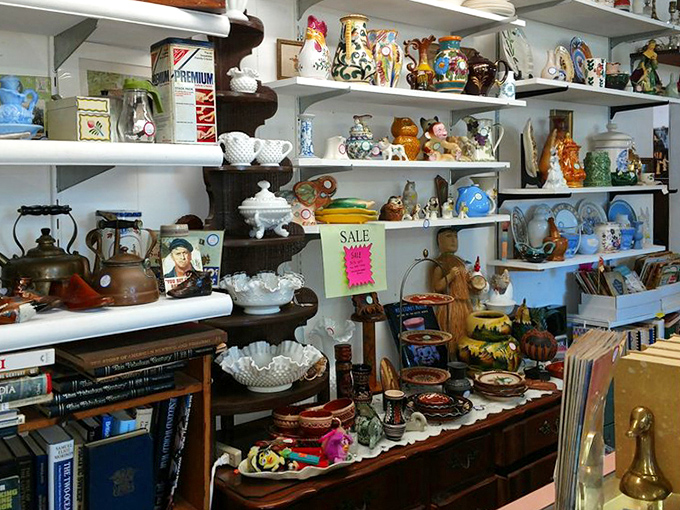 Every corner reveals new wonders. The shelves practically groan under the weight of history, each item patiently waiting for its next chapter.