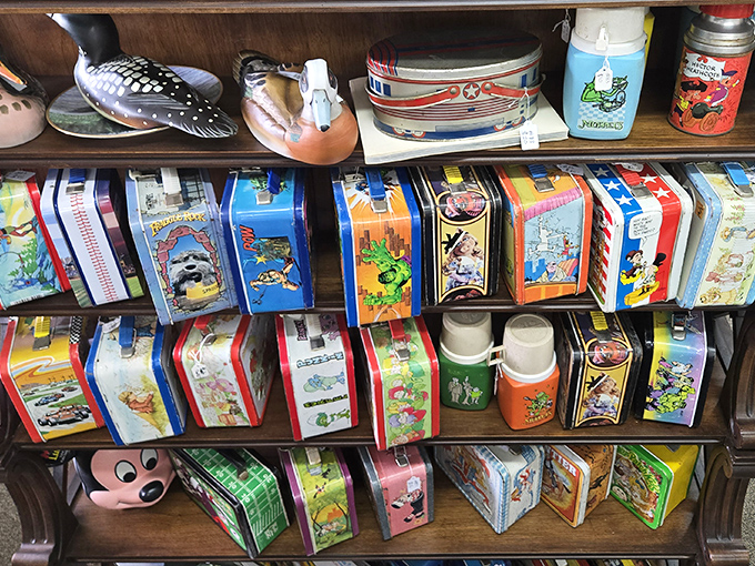 Lunch boxes that once carried PB&Js to school now carry something more valuable&mdash;the pure, concentrated essence of nostalgia.