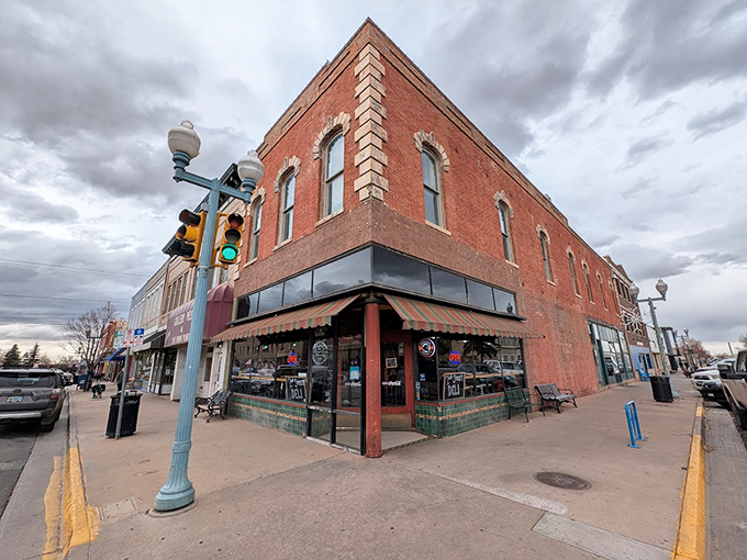 Sweet Melissa's historic brick corner location in downtown Laramie&mdash;where architecture and sandwiches both have character.