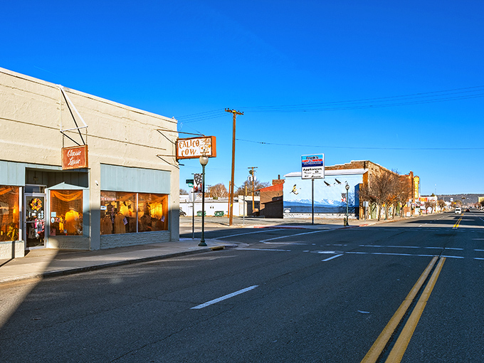 Alturas stretches toward distant mountains, a high desert town where the horizon seems to go on forever.