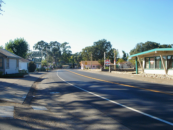 Mountains frame Clearlake's main thoroughfare, promising adventure around every corner. Nature's screensaver in real life.