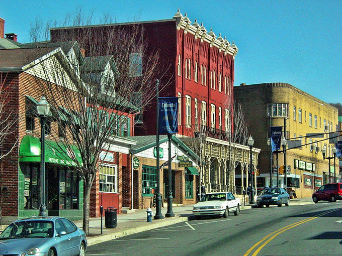 Ephrata's colorful main street creates a rainbow of possibilities for visitors seeking authentic Pennsylvania small-town experiences.