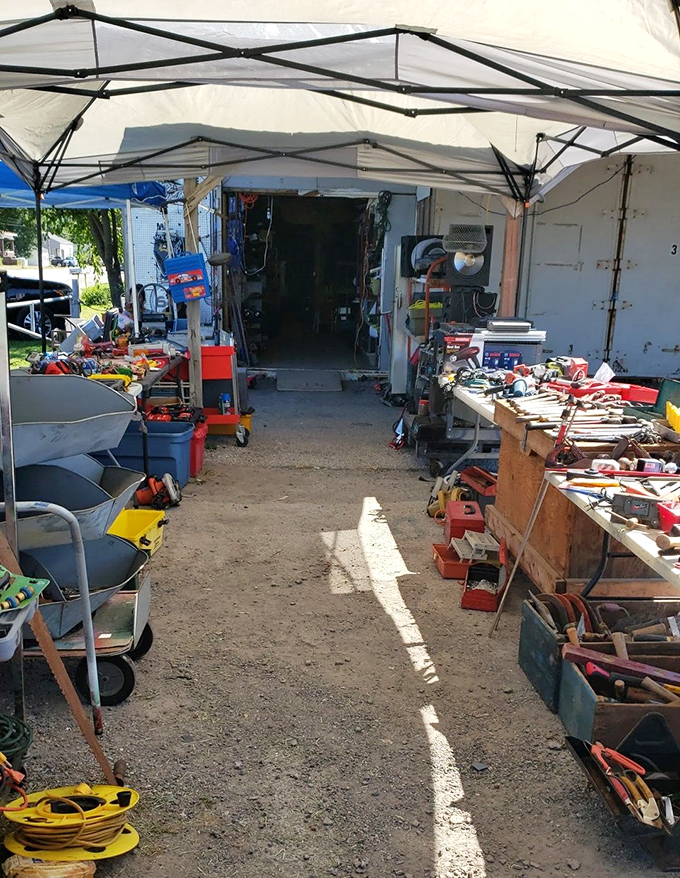 Fairmont's outdoor market creates a festival atmosphere where deals are the main attraction. Community shopping at its finest!