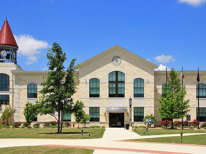 Kerrville's courthouse anchors a community where Hill Country living meets plains-friendly pricing beautifully and affordably.
