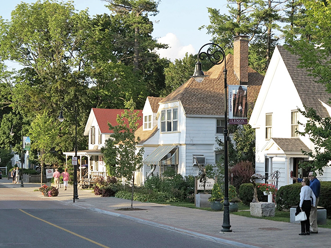 Lenox's stately buildings remind us of a time when people wrote letters instead of emails and "social media" meant gathering on porches.