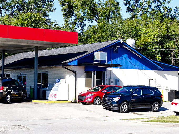 Gas station dining at its finest - proof that incredible food appears in unexpected places.