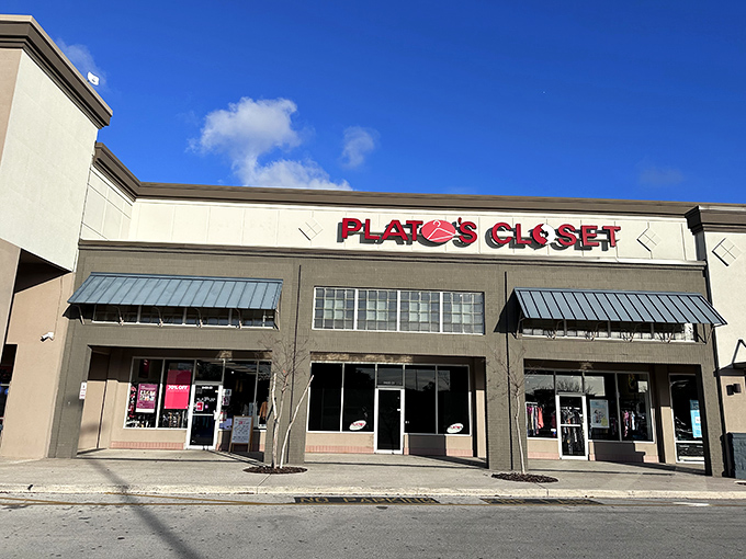 Plato's Closet elevates thrifting to a boutique experience, focusing on current teen and young adult styles.
