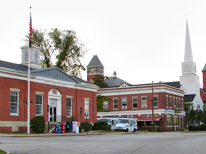 Plymouth's classic brick buildings stand sentinel around the town center, where history and small-town charm blend seamlessly. A postcard come to life.