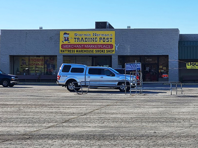 Stormin Norman's may not look fancy from the outside, but that's how you know the deals inside are the real deal. No frills, all thrills!