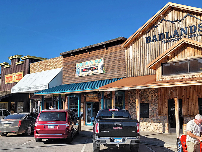 Wall Drug's iconic storefront has been luring road-trippers for generations. Free ice water and photo ops await inside!