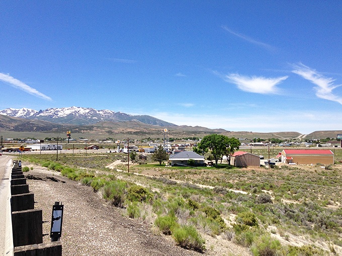 Wells' quiet streets and mountain backdrop offer the kind of view that makes even mundane errands feel like mini adventures.