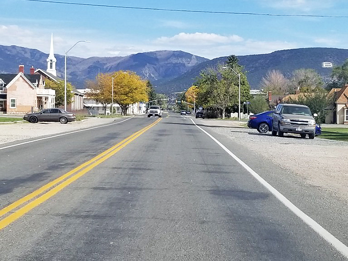 The mountains beyond Beaver provide a stunning backdrop for this charming town. A perfect stop on your stress-free Utah road trip.
