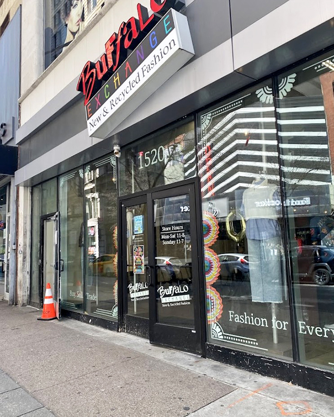 Window displays worthy of a high-end boutique, but with prices that won't send your credit card into therapy