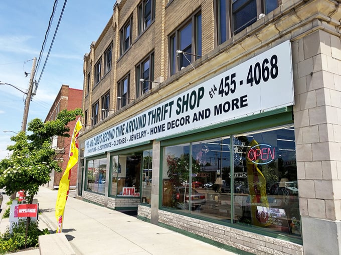 Cobb's storefront stretches wide, promising room after room of "I-can't-believe-someone-gave-this-away" moments.