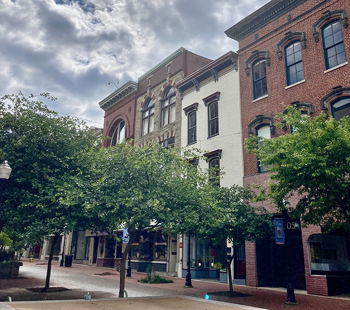 Historic brick facades in Cumberland tell stories of bygone eras. If these walls could talk, they'd probably need their own podcast.