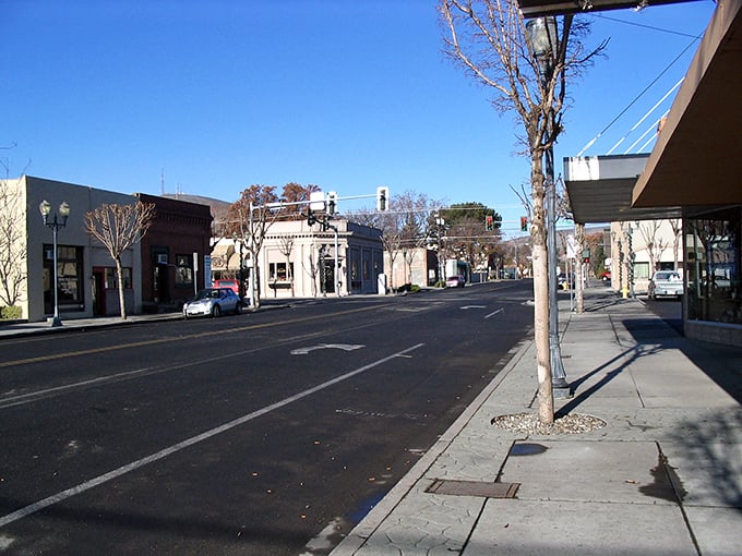 Ephrata's wide streets and modest buildings speak to its practical approach to living. Where your retirement dollars stretch like those long afternoon shadows!