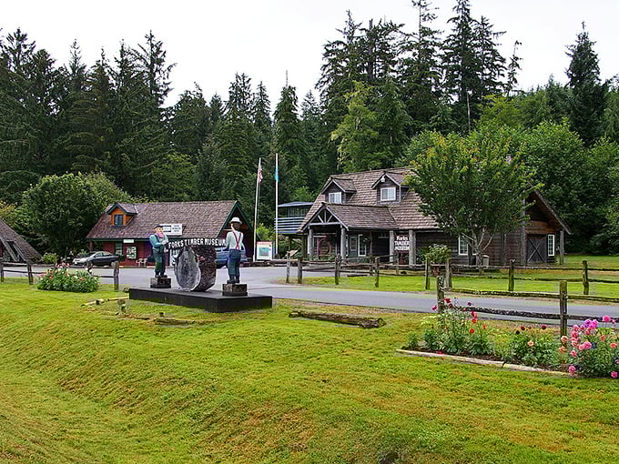 Forks' timber museum celebrates the town's heritage without charging metropolitan admission prices.