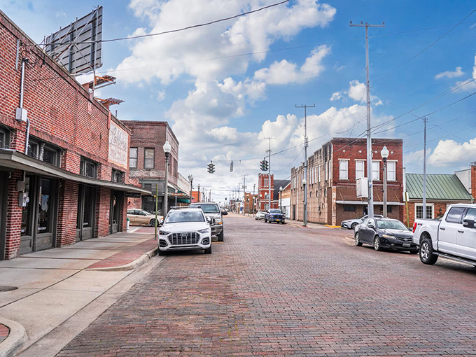 Brick streets and historic buildings give Greenwood's downtown authentic character&mdash;no expensive retirement village can match this charm.