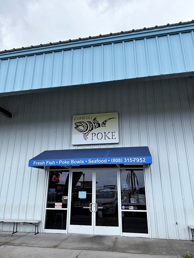 The straightforward exterior of Pau Hana Poke is the culinary equivalent of a poker face &ndash; hiding flavor treasures inside.