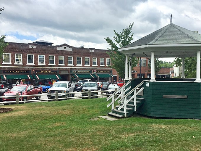 The heart of Plymouth welcomes visitors with its gazebo and historic shopping district. Like stepping into a New England daydream, minus the tourist prices.