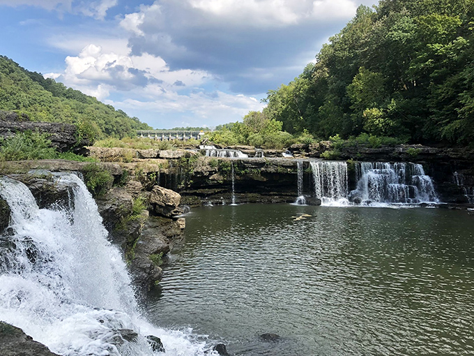 The convergence of waterfalls creates nature's version of surround sound&mdash;a symphony that no expensive headphones could ever capture.