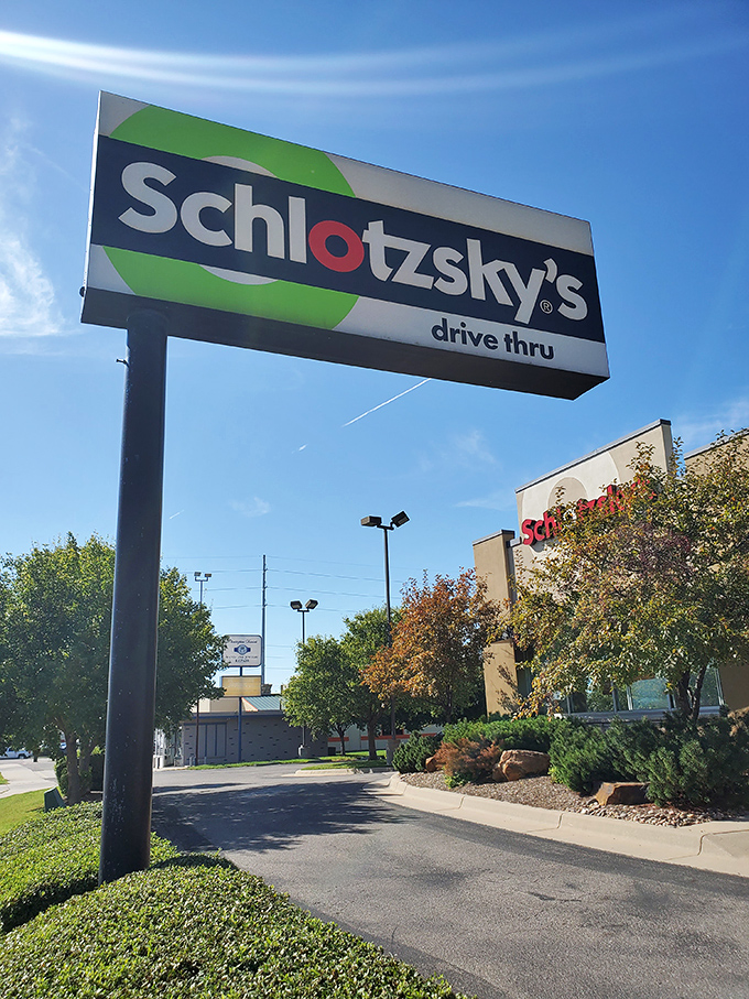 That distinctive signage promises something different from your typical sandwich shop experience awaits inside.