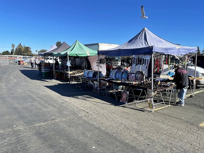 Jewelry and trinkets await new owners at Solano, where one person's castoffs become another's prized possessions.